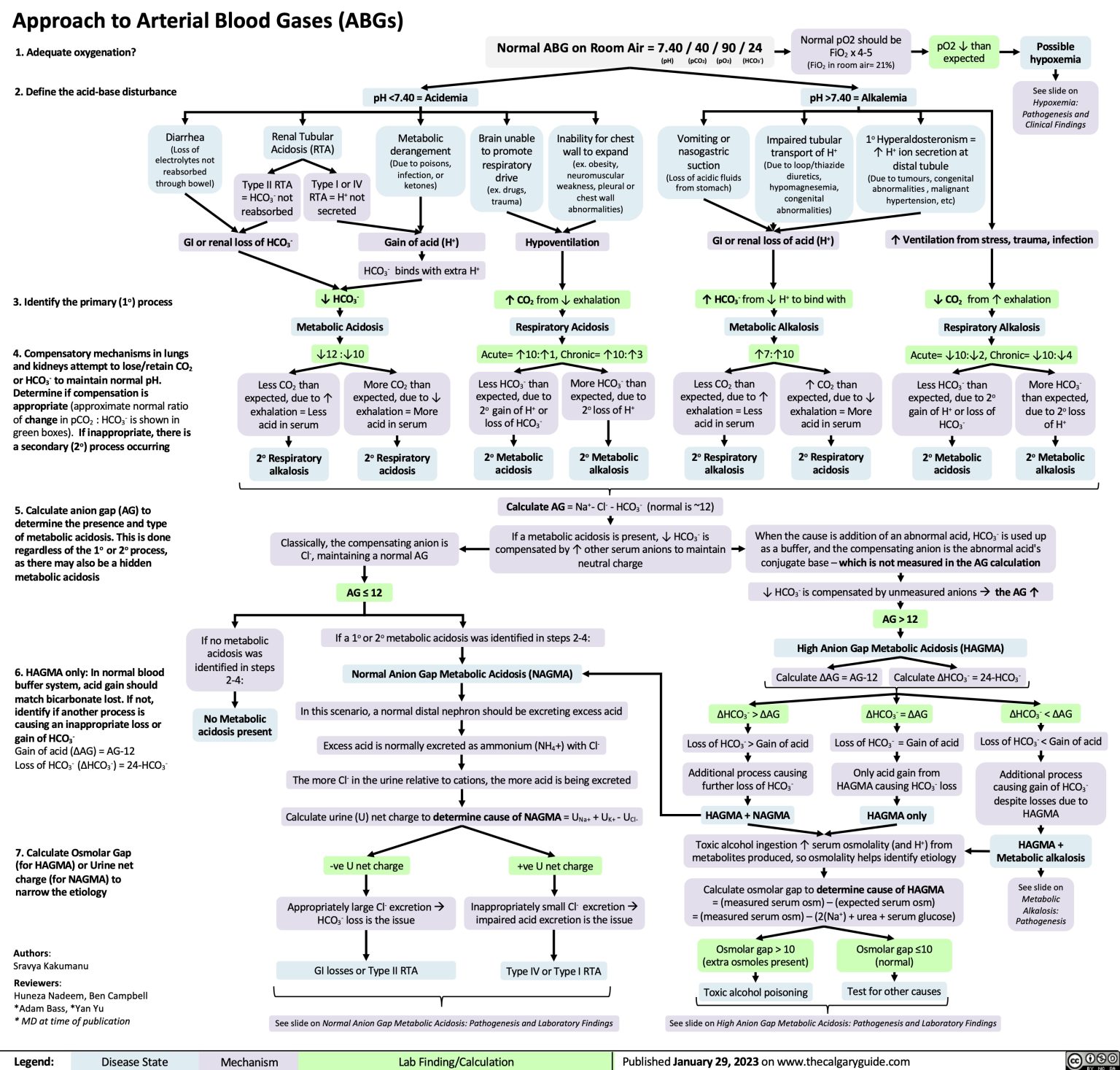 Approach to Arterial Blood Gases (ABGs) | Calgary Guide Approach to Arterial Blood Gases (ABGs) | Calgary Guide