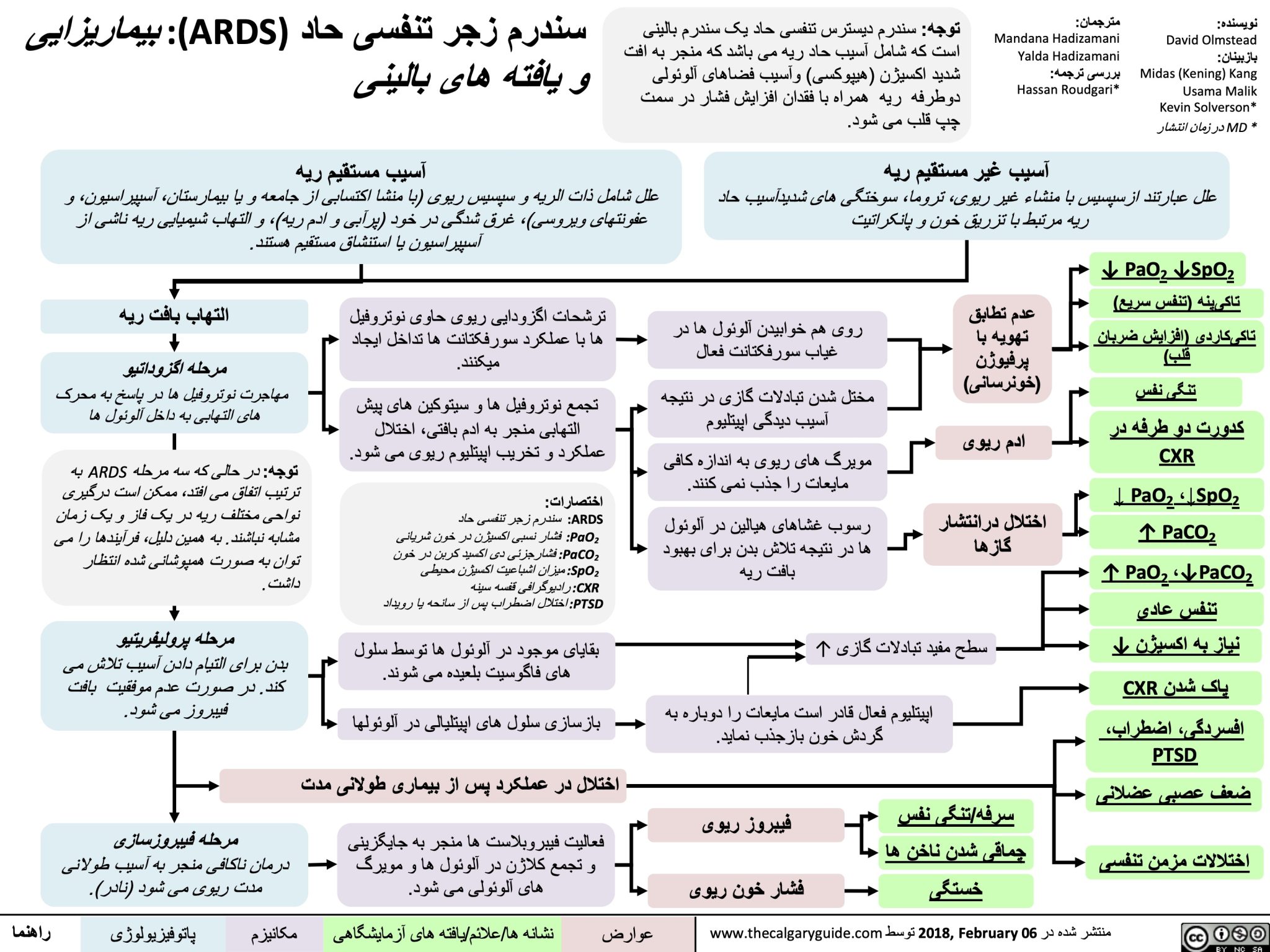 سندرم زجر تنفسی حاد (ARDS) | Calgary Guide