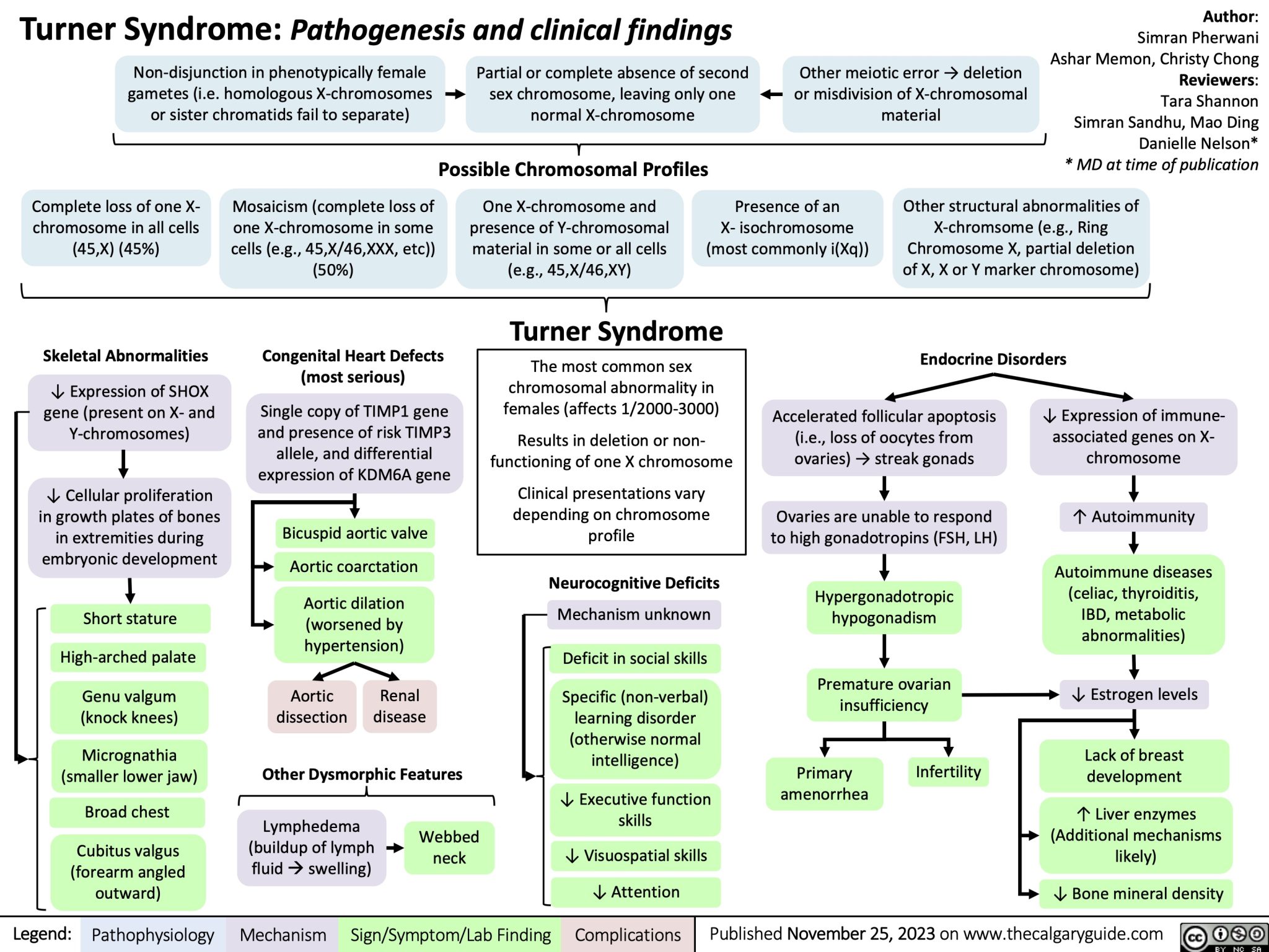 Turner Syndrome: Pathogenesis and clinical findings | Calgary ...